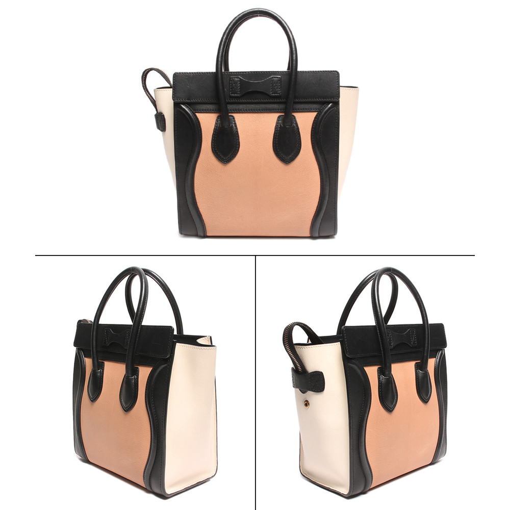 Celine Shopper Micro Tan Luggage Handbag Leather - Gem